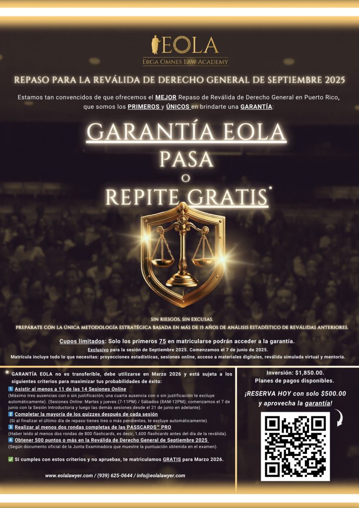 El Mejor Repaso para la Reválida de Derecho en Puerto Rico: REPASSO ...